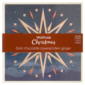 Waitrose dark chocolate covered stem ginger | Waitrose & Partners