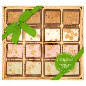 Florianne assorted nougat with almond, raspberry, pistachio & cappuccino | Waitrose & Partners
