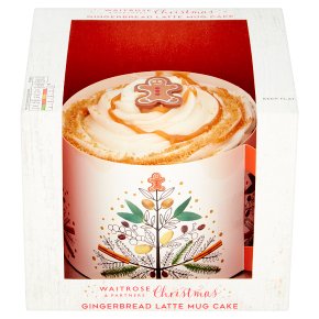 Waitrose Xmas Gingerbread Latte Mug Cake | Waitrose & Partners