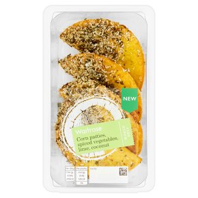 Waitrose WD Corn Patties Spice Vegetables | Waitrose & Partners