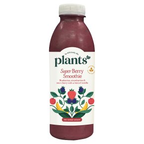 Plants By Deliciously Ella Super Berry Smoothie Large | Waitrose & Partners