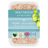 Pork Sausages | Waitrose & Partners