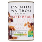 Essential Mixed Beans in a Spicy Tomato Sauce | Waitrose & Partners