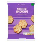 Waitrose Mixed Olive Mini Crackers | Waitrose & Partners