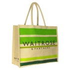 Waitrose Green Stripe Bag | Waitrose & Partners