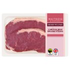 Waitrose 2 British Beef Sirloin Steaks | Waitrose & Partners