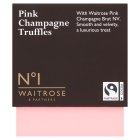 No.1 Fairtrade Pink Champagne Truffles | Waitrose & Partners