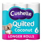 Cushelle Quilted Coconut 50% Longer Lasting Toilet Tissue | Waitrose ...