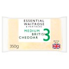 Essential Medium Cheddar Cheese Strength 3 | Waitrose & Partners