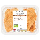 Essential Breaded Chicken Steaks 4 | Waitrose & Partners