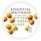 Waitrose Essential Pitted Green Olives | Waitrose & Partners