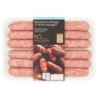 No.1 British Free Range 12 Pork Sausages | Waitrose & Partners