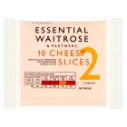 Essential Sliced Cheese for Burgers Strength 2 | Waitrose & Partners