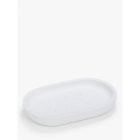 Matte White Soap Dish | Waitrose & Partners